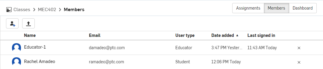 Administering Classes