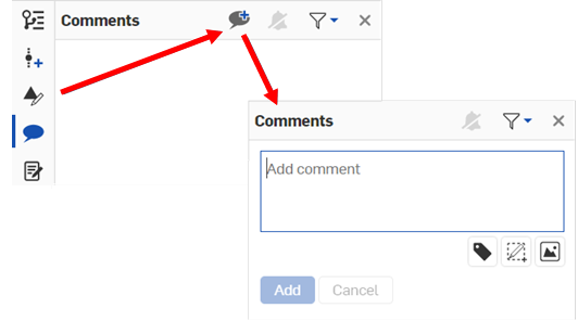 Commenting in Workspaces and Versions
