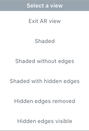 Visualizzazione dei modelli con vista AR